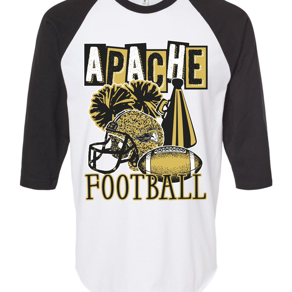 Apache Football & Cheer - PNG – Victory Wear Screen Printing